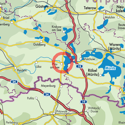 Plau am See - Stadtpläne und Landkarten