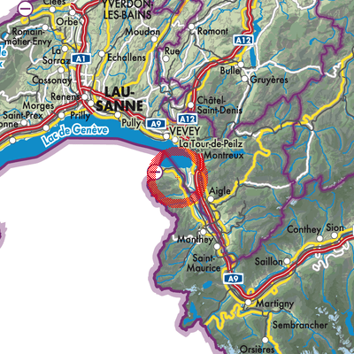 Port-Valais - Stadtpläne und Landkarten