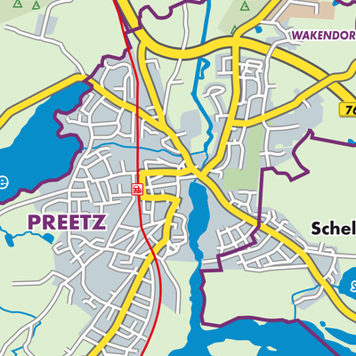 Preetz - Stadtpläne und Landkarten