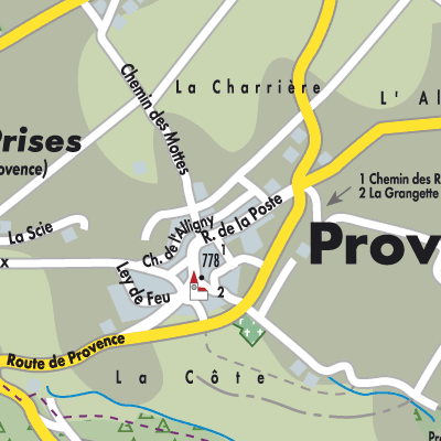 Provence - Stadtpläne und Landkarten