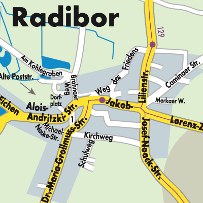 Radibor - Radwor - Stadtpläne und Landkarten