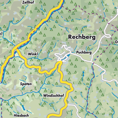 Rechberg - Stadtpläne und Landkarten