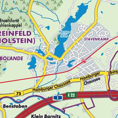 Reinfeld - Stadtpläne und Landkarten