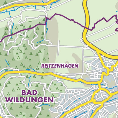 Reitzenhagen - Stadtpläne und Landkarten