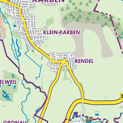 Rendel - Stadtpläne und Landkarten