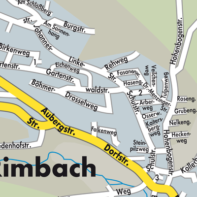 Rimbach - Stadtpläne und Landkarten