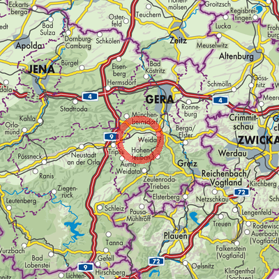 Rohna - Stadtpläne und Landkarten