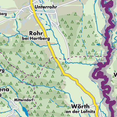 Rohr bei Hartberg - Stadtpläne und Landkarten