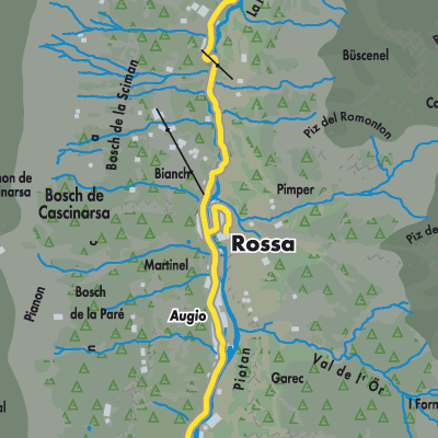 Rossa - Stadtpläne und Landkarten