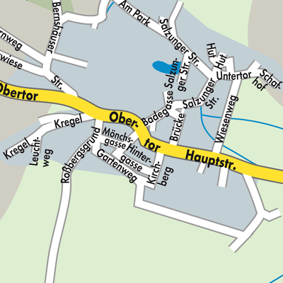 Roßdorf - Stadtpläne und Landkarten