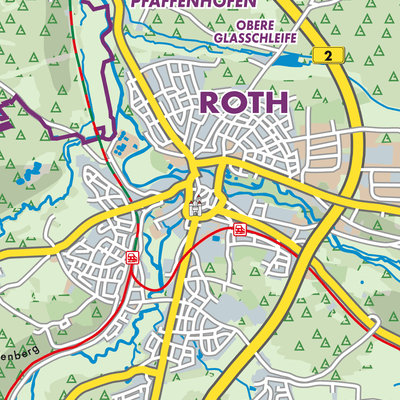 Roth - Stadtpläne und Landkarten