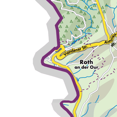 Roth an der Our - Stadtpläne und Landkarten