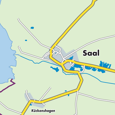 Saal - Stadtpläne und Landkarten