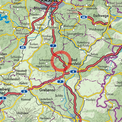 Saasen - Stadtpläne und Landkarten