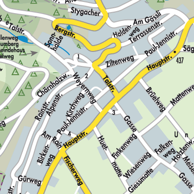 Safnern - Stadtpläne und Landkarten