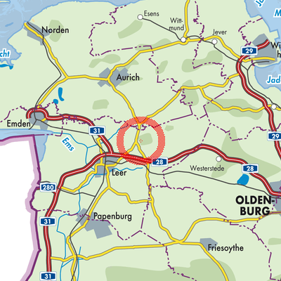 Samtgemeinde Hesel - Stadtpläne und Landkarten