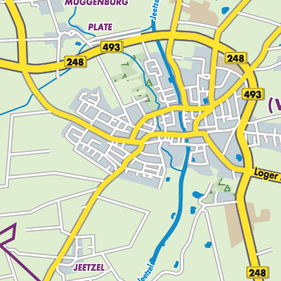 Samtgemeinde Lüchow (Wendland) - Stadtpläne und Landkarten