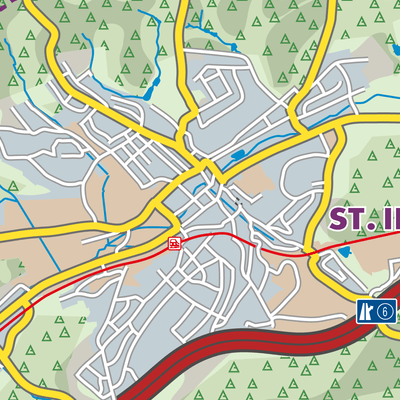 Sankt Ingbert - Stadtpläne und Landkarten