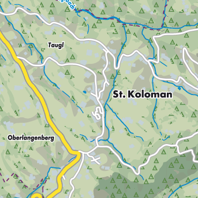 Sankt Koloman - Stadtpläne und Landkarten