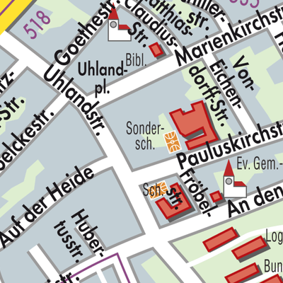Sankt Augustin - Stadtpläne und Landkarten