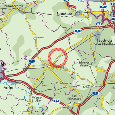 Scheeßel - Stadtpläne und Landkarten