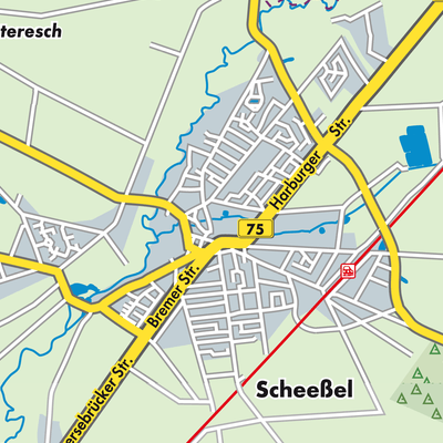 Scheeßel - Stadtpläne und Landkarten