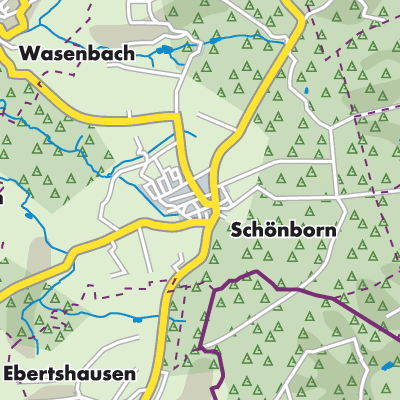 Schönborn - Stadtpläne und Landkarten