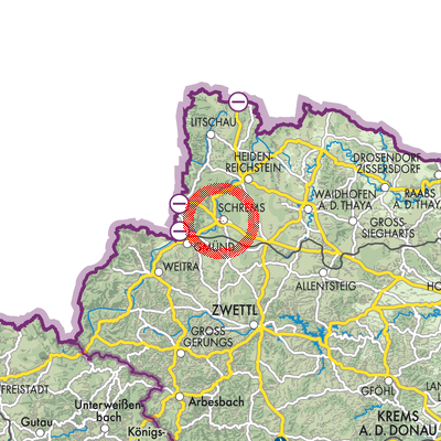 Schrems - Stadtpläne und Landkarten