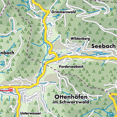 Seebach - Stadtpläne und Landkarten