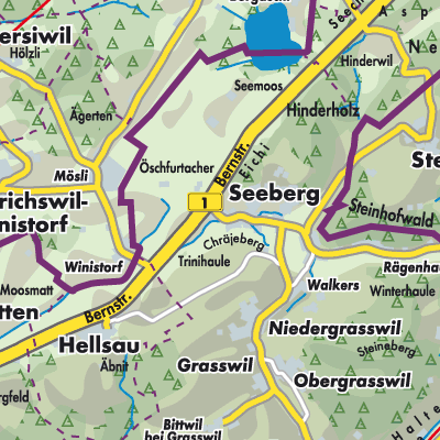 Seeberg - Stadtpläne und Landkarten