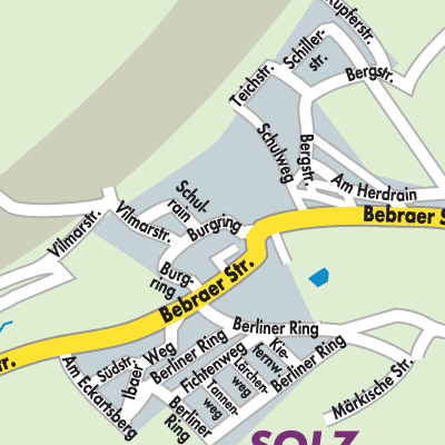 Solz - Stadtpläne und Landkarten