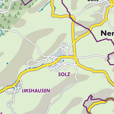 Solz - Stadtpläne und Landkarten