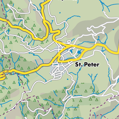 St. Peter - Stadtpläne und Landkarten