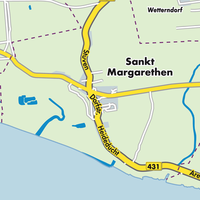 Sankt Margarethen - Stadtpläne und Landkarten
