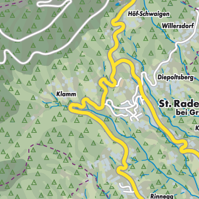 St. Radegund - Stadtpläne und Landkarten