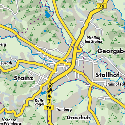 Stainz - Stadtpläne und Landkarten