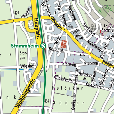 Stammheim - Stadtpläne und Landkarten