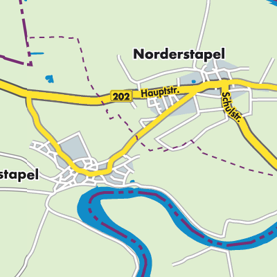 Stapel - Stadtpläne und Landkarten