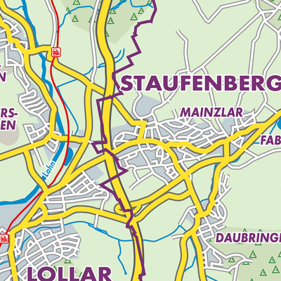 Staufenberg - Stadtpläne und Landkarten