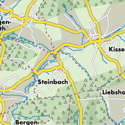 Steinbach - Stadtpläne und Landkarten