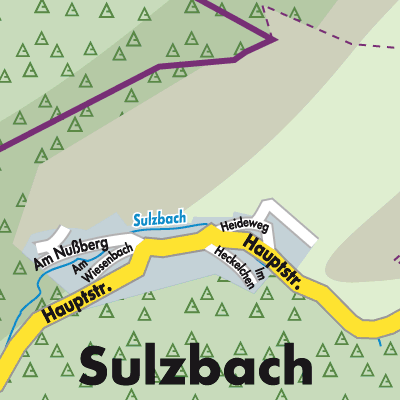 Sulzbach - Stadtpläne und Landkarten
