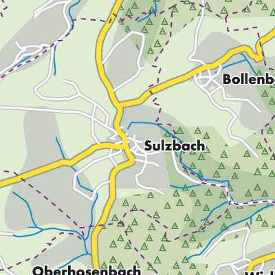 Sulzbach - Stadtpläne und Landkarten