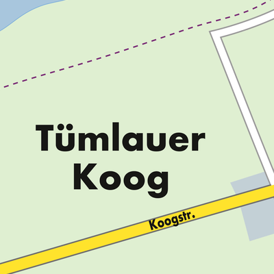 Tümlauer Koog - Stadtpläne und Landkarten