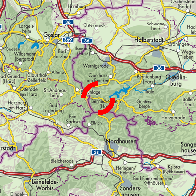 Tanne - Stadtpläne und Landkarten
