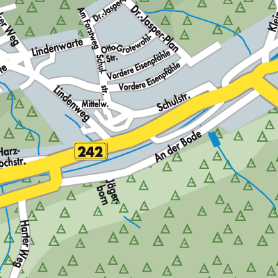 Tanne - Stadtpläne und Landkarten