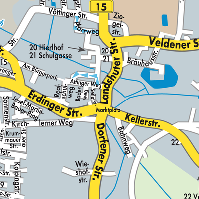 Taufkirchen - Stadtpläne und Landkarten