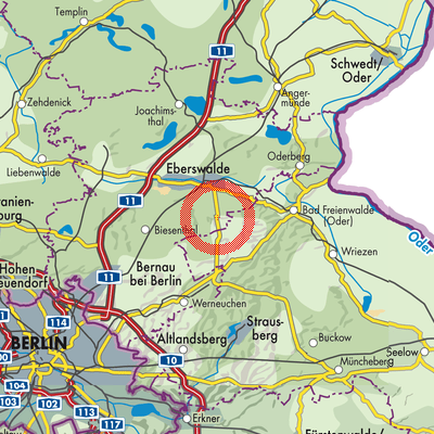 Trampe - Stadtpläne und Landkarten