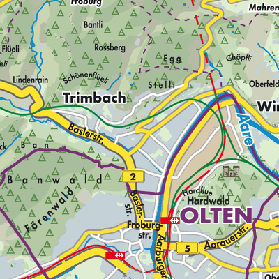 Trimbach - Stadtpläne und Landkarten