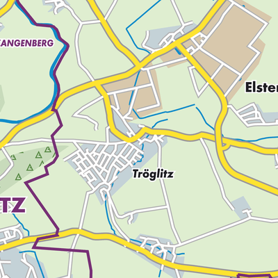 Tröglitz - Stadtpläne und Landkarten