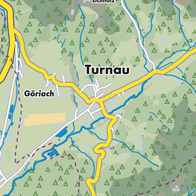 Turnau - Stadtpläne und Landkarten